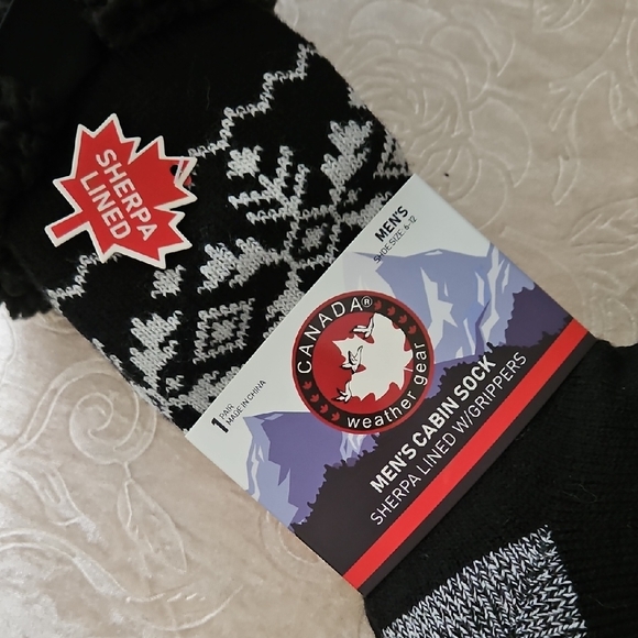Canada Weathergear | Underwear & Socks | Mens Black Sherpalined Cabin ...